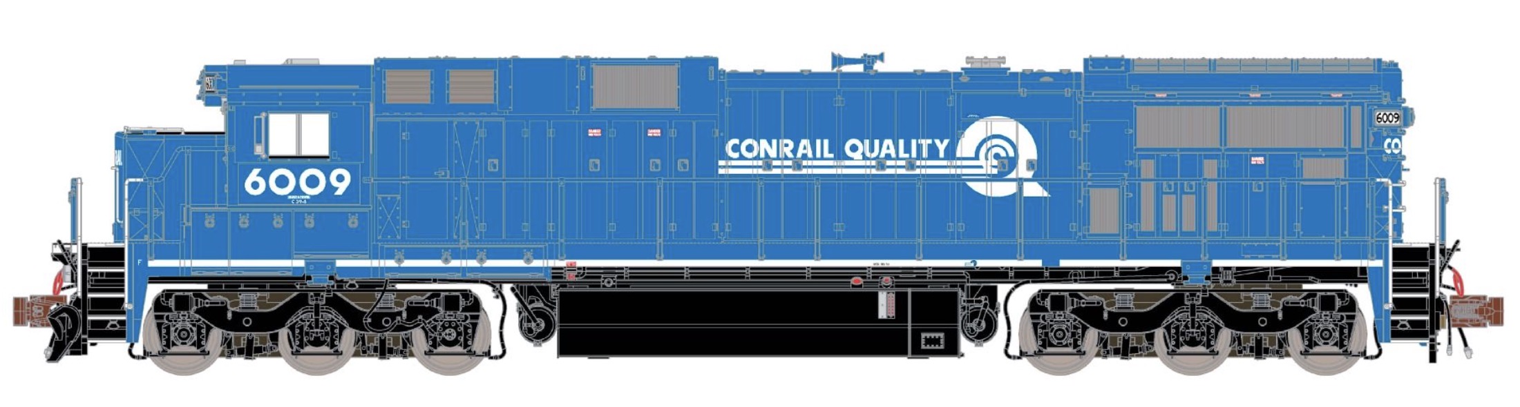 N Scale - ScaleTrains - SXT39186 - Locomotive, Diesel, GE C39-8