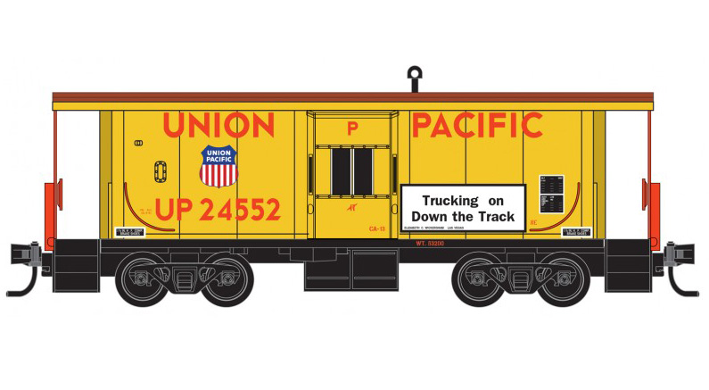 N Scale - Micro-Trains - 130 00 291 - Caboose, Bay Window - Union...