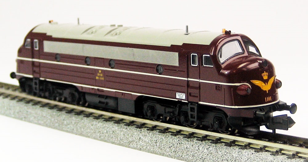 N Scale - Kato Lemke - K2888 - Locomotive, Diesel, NOHAB DSB clas...