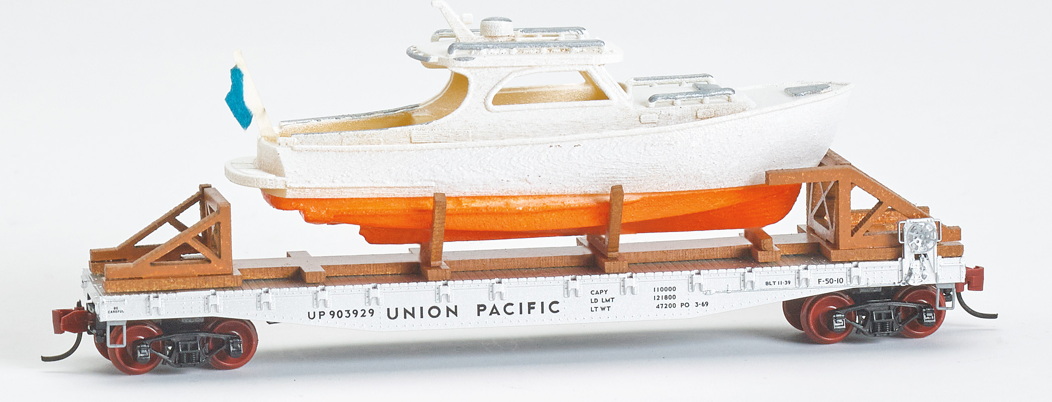 N Scale - Micro-Trains - NSE MTL 22-12 - Flatcar, 50 Foot - Union...