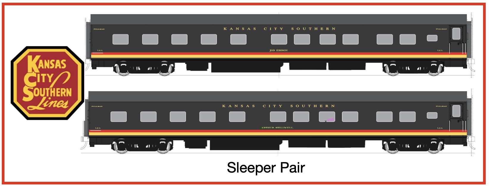 N Scale - RailSmith - 501844-1 - Passenger Car, Lightweight, Pull...