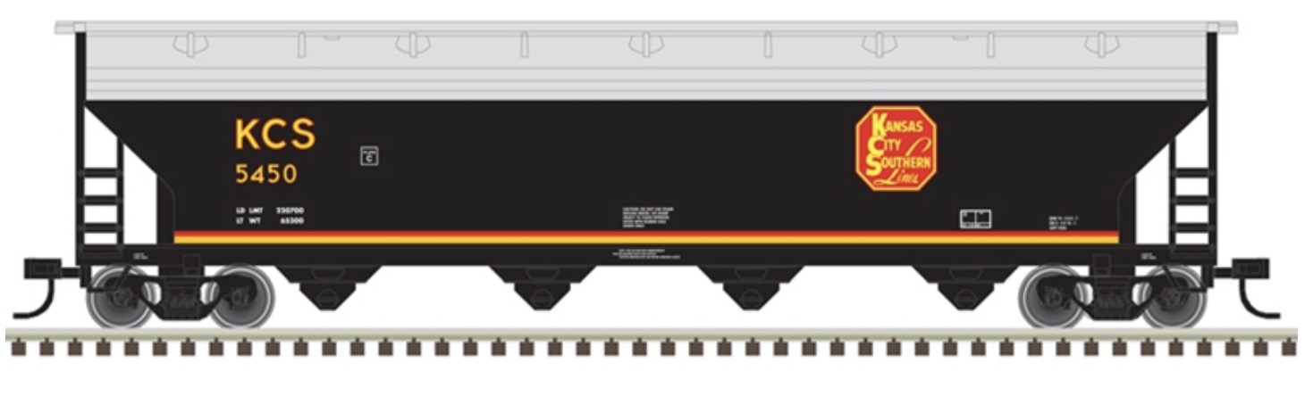 N Scale - Atlas - 50 007 122 - Covered Hopper, 4-Bay, ACF Centerf...