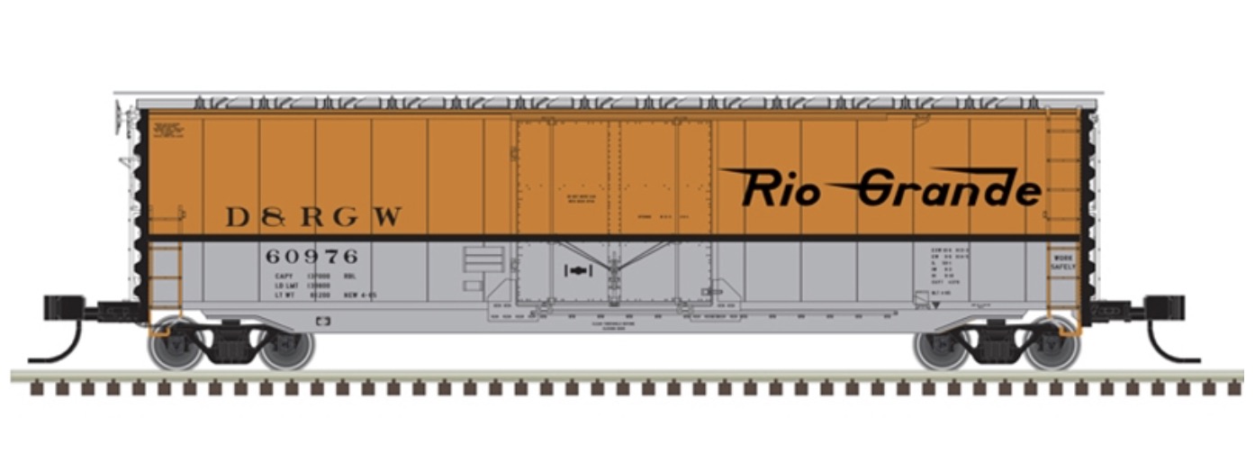 N Scale - Atlas - 50 007 156 - Boxcar, 50 Foot, GA RBL - Rio Gran...