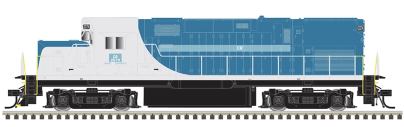 N Scale - Atlas - 40 006 073 - Locomotive, Diesel, Alco C-420 - C...