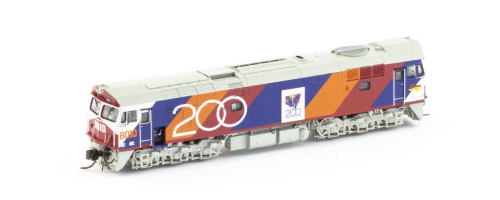 N Scale - Auscision Models - N80-6S - Locomotive, Diesel, Class 8...