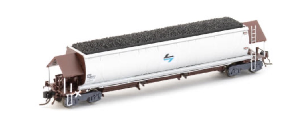 N Scale - Auscision Models - NNCH-1 - Open Hopper, Coal, NHFF - S...