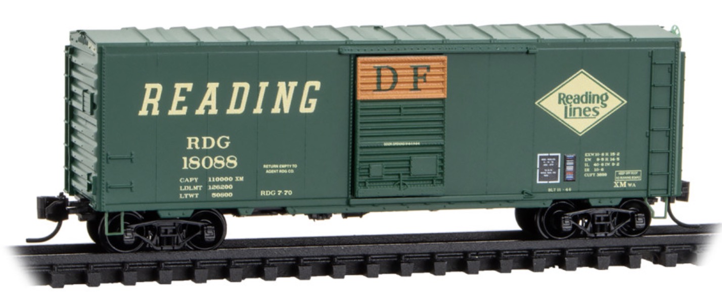 N Scale - Micro-Trains - 073 00 350 - Boxcar, 40 Foot, PS-1 - Rea...