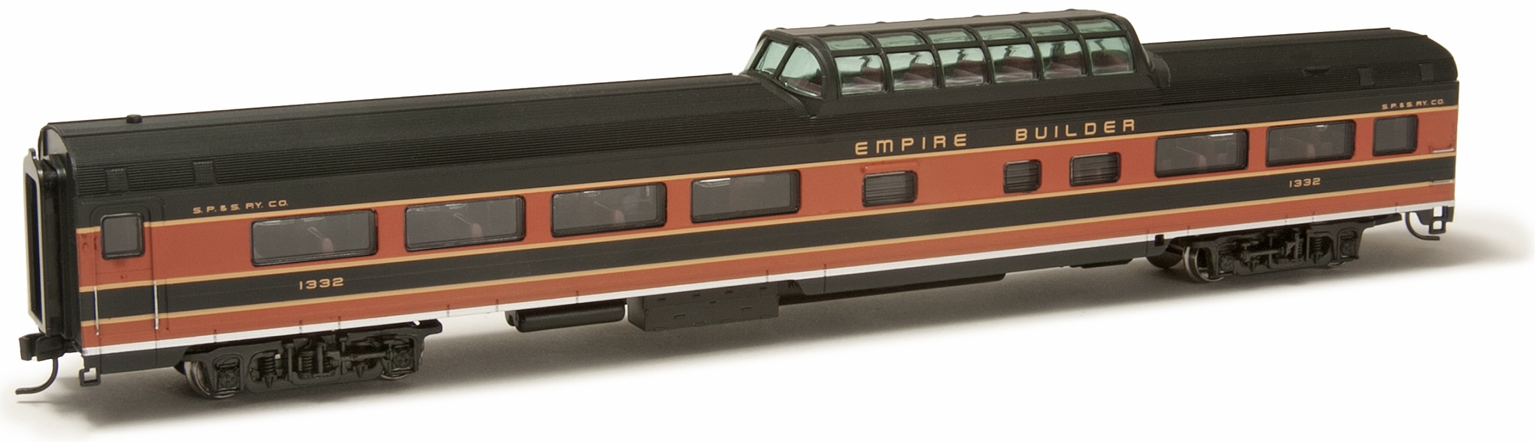 N Scale - RailSmith - 223001 - Passenger Car, Budd, Dome - Great ...