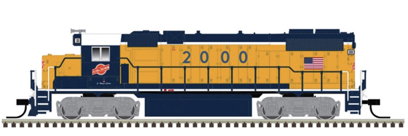 N Scale - Atlas - 40 006 234 - Locomotive, Diesel, EMD GP38-2 - A...