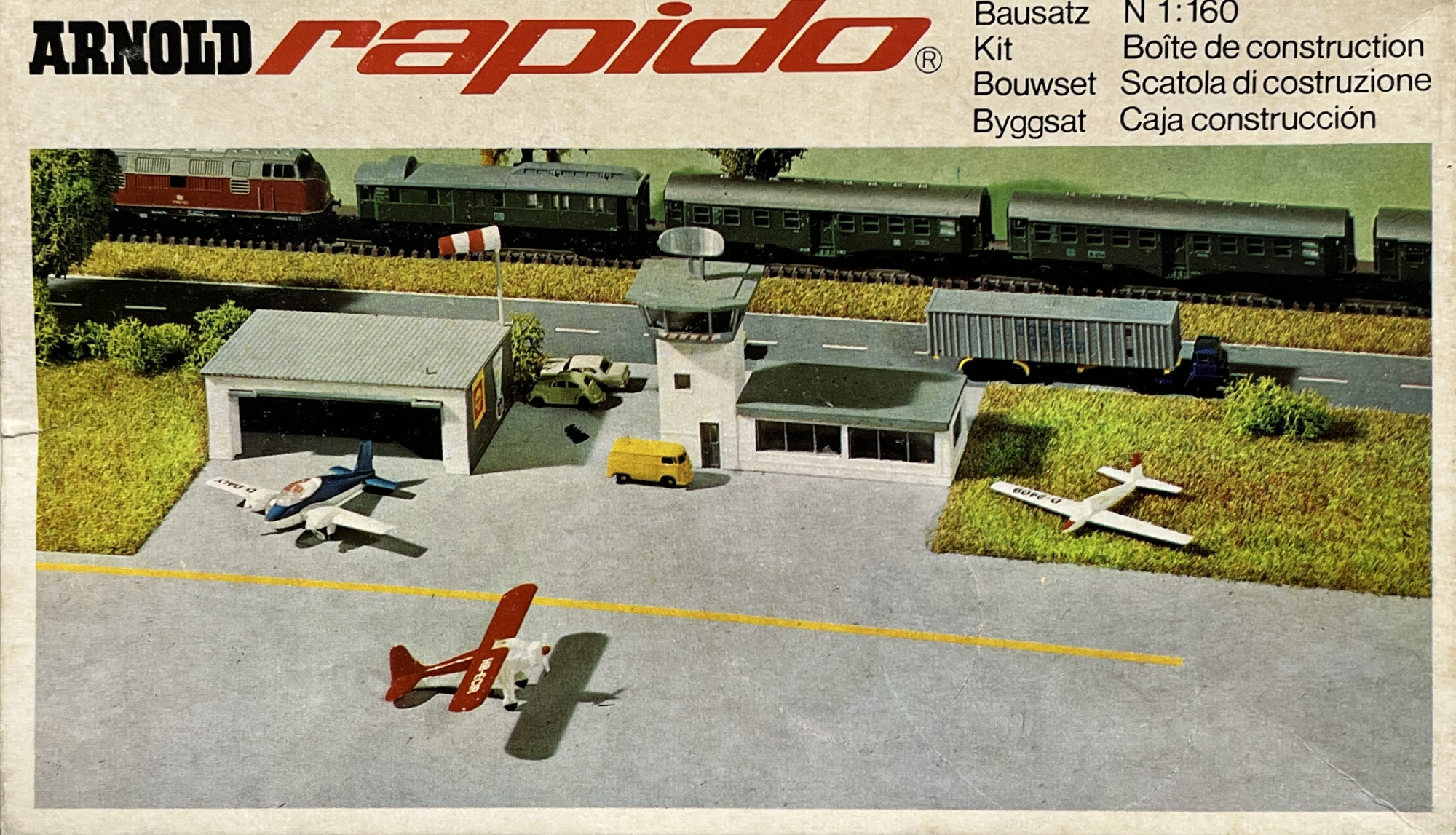 N Scale - Arnold - 0681 - Structures - Undecorated