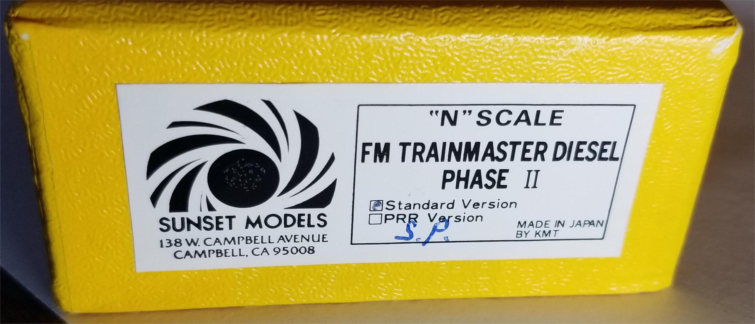 N Scale - Sunset Models - Trainmaster Ph 2 - Locomotive, Diesel,