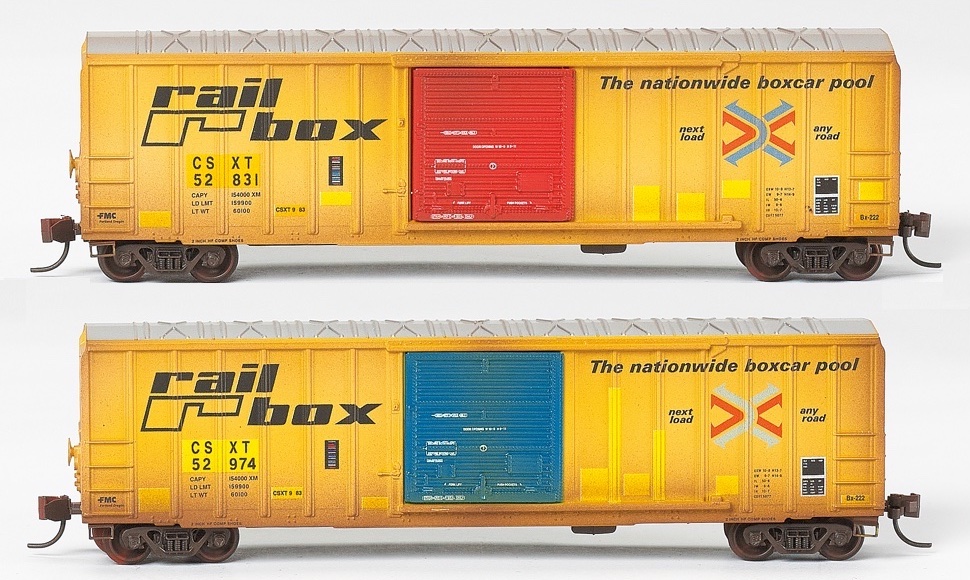 N Scale - Micro-Trains - NSE MTL 22-24 - Boxcar, 50 Foot, FMC, 50...