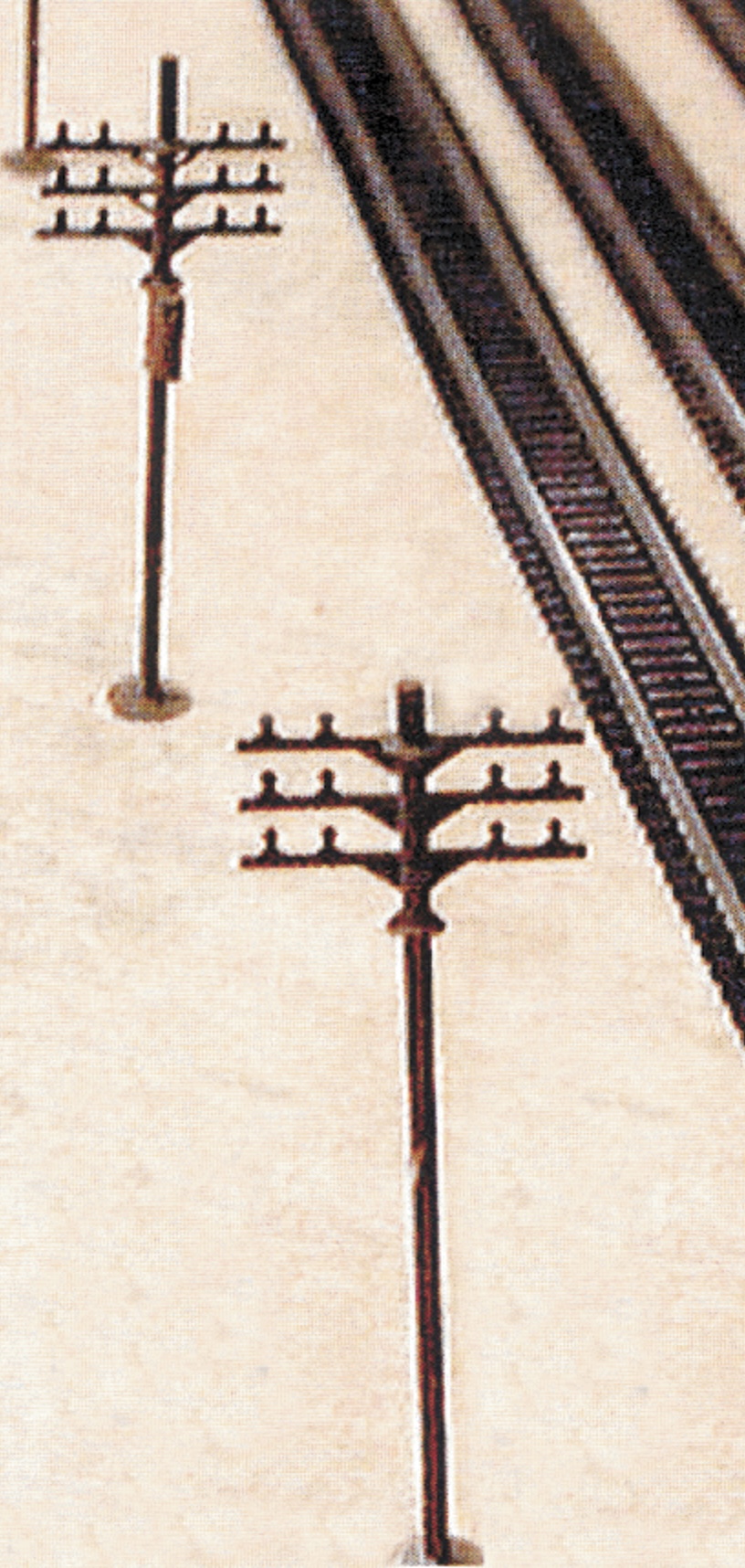Z Scale - Micron Art - 1053 - Accessories, Telephone Poles - Unde...