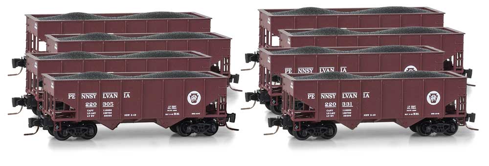 Z Scale - Micro-Trains - 534 54 010 - Open Hopper, 2-Bay, Offset ...